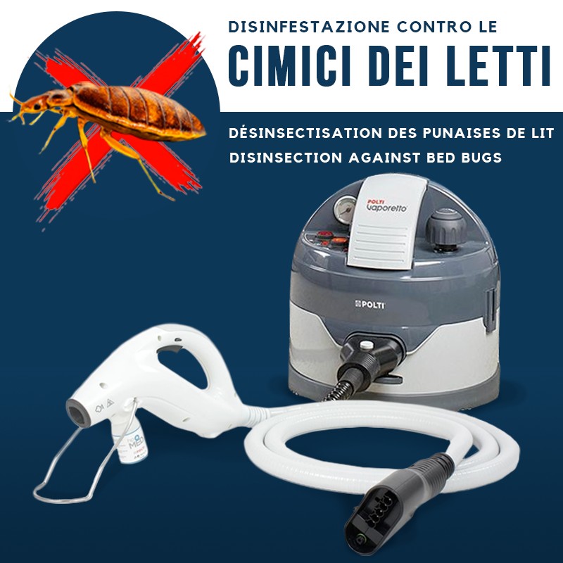 Polti Vaporetto Eco Pro Sany Sistem Cimex Eradicator Disinfezione