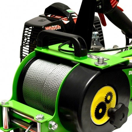 Docma VF150 54,20cc Verricello Forest Winch Portata 2840 kg + Fune